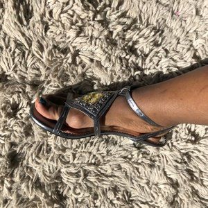 Monroe & Main | Shoes | Monroe Main Jeweled Sandals | Poshmark